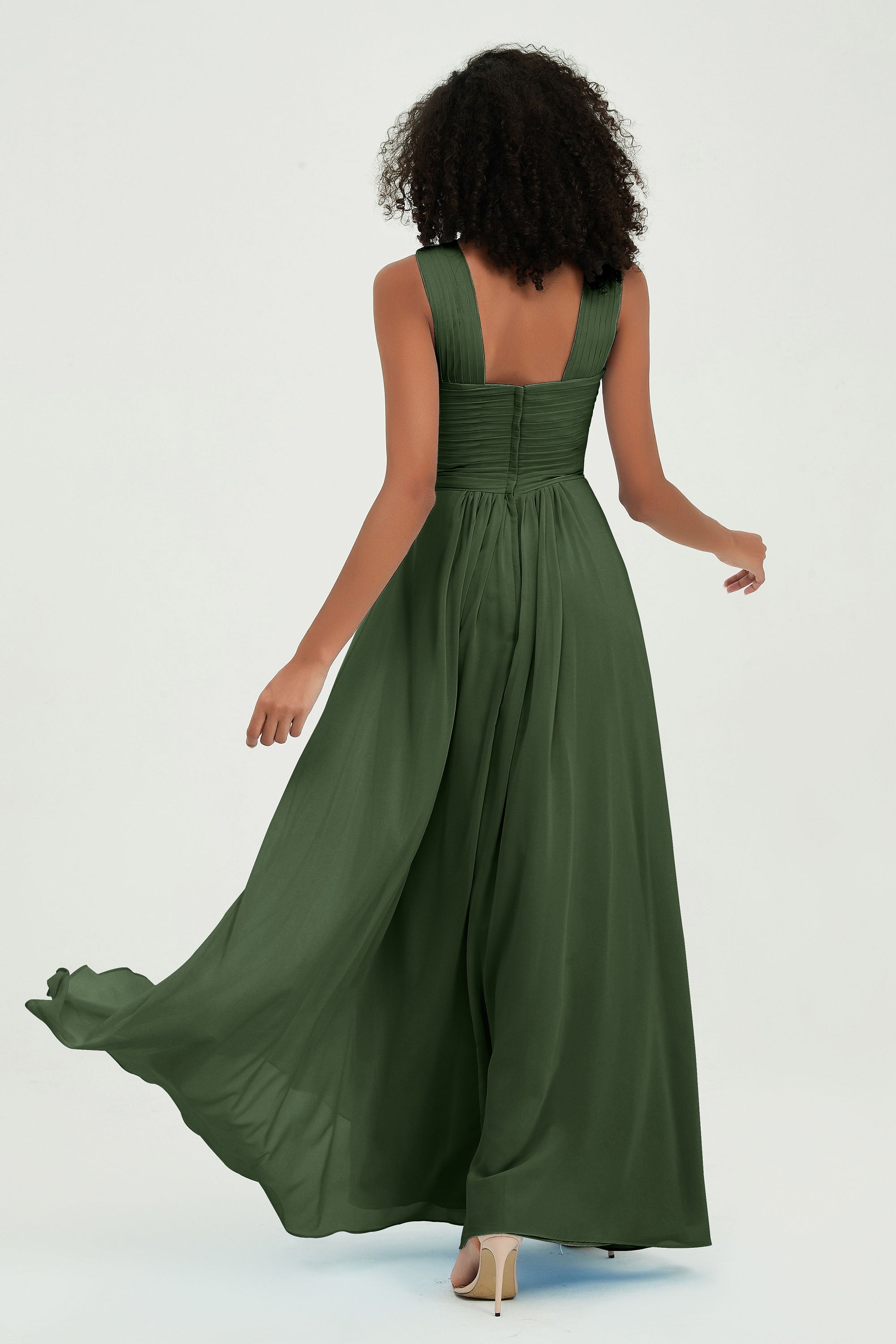 Robes Longues & Mi-Longues en Mousseline dans 70 Teintes pour Mariage ...